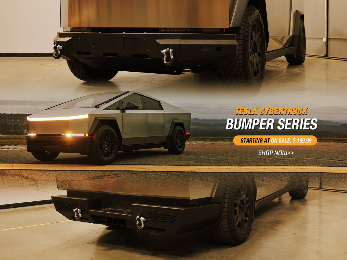 Introducing the New Bumper Series for the Tesla Cybertruck — WOLFSTORM