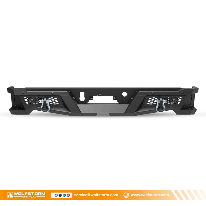 WOLFSTORM Modified Rear Bumper for 2019-2024 Chevrolet Silverado 1500