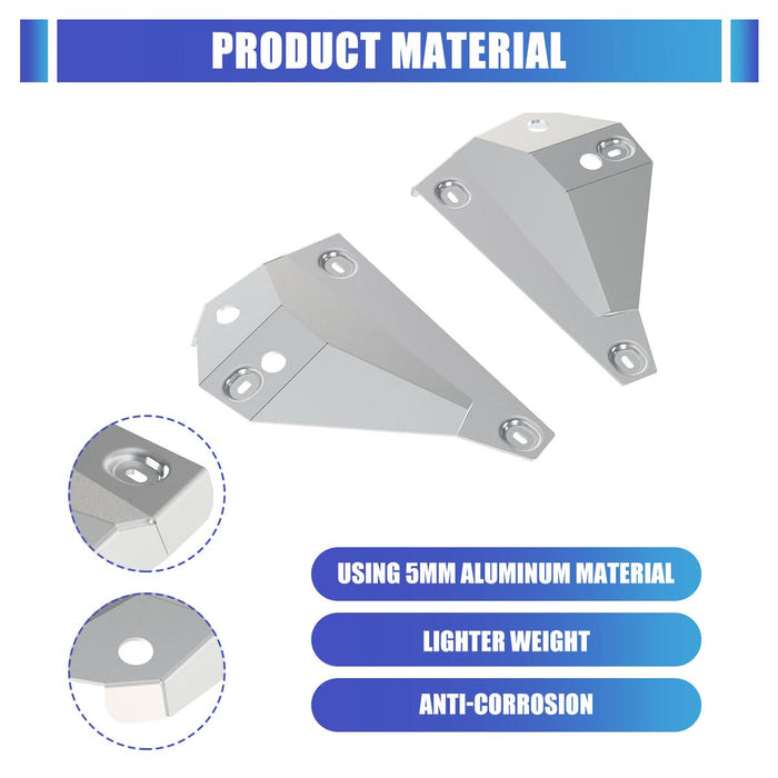 Front Control Arm Skid Plates for Tesla Cybertruck 2024-2025, Heavy Du ...