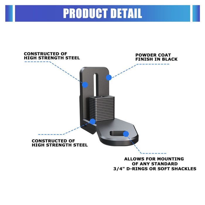 Rear Tow Towing Hook for 2024-2026 Toyota Land Cruiser 250/Lexus GX550 ...