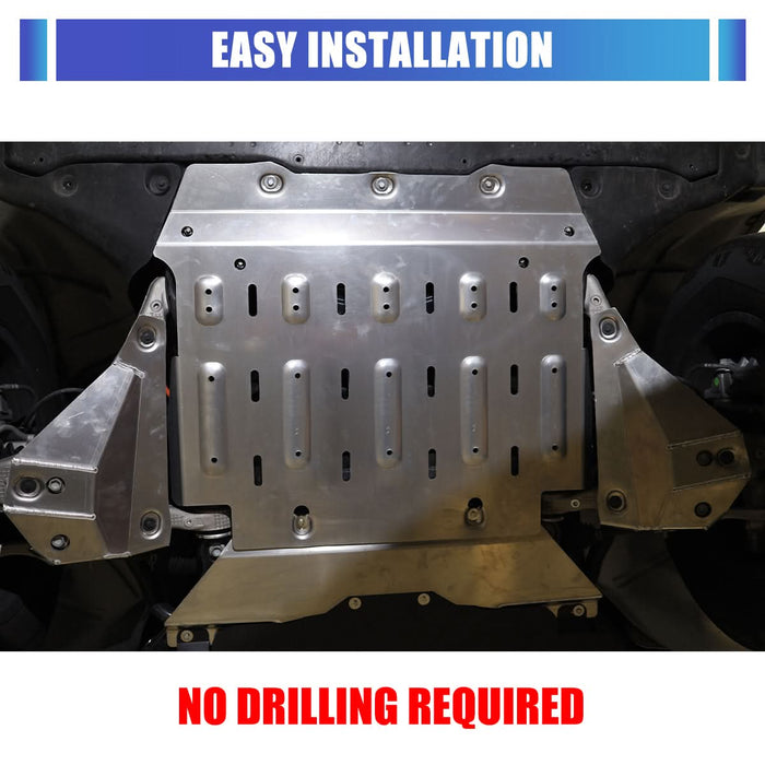 Front Control Arm Skid Plates for Tesla Cybertruck 2024-2025, Heavy Du ...